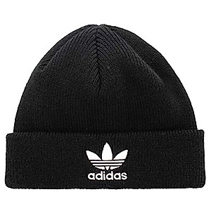 adidas Originals Men's Trefoil Beanie, Black, One Size