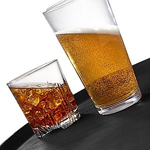 Jubilee (Set of 4) 14" Round Restaurant Serving Trays, Black - NSF Certified Non-Slip Food Service Tray