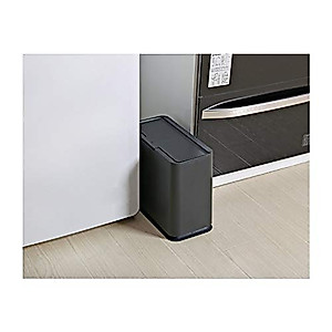 liulishop Garbage Storage Bucket Household Trash Can Thickening Bathroom Kitchen with Lid Classification Trash Can Wastebasket (Color : Black)