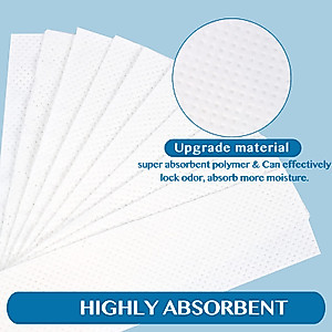 Portable Super Absorbent Cotton-Disposable Gelling Absorbent Pads,Leak-Proof, Odor Reducing,Fit Universal Potty Chair Liners Bags,Baby Travel Potty Bags and Toilet Training