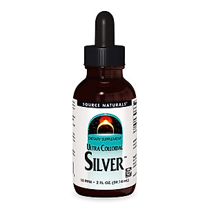 Source Naturals Ultra Colloidal Silver - Liquid Supplement for Immune System Support - 2 oz
