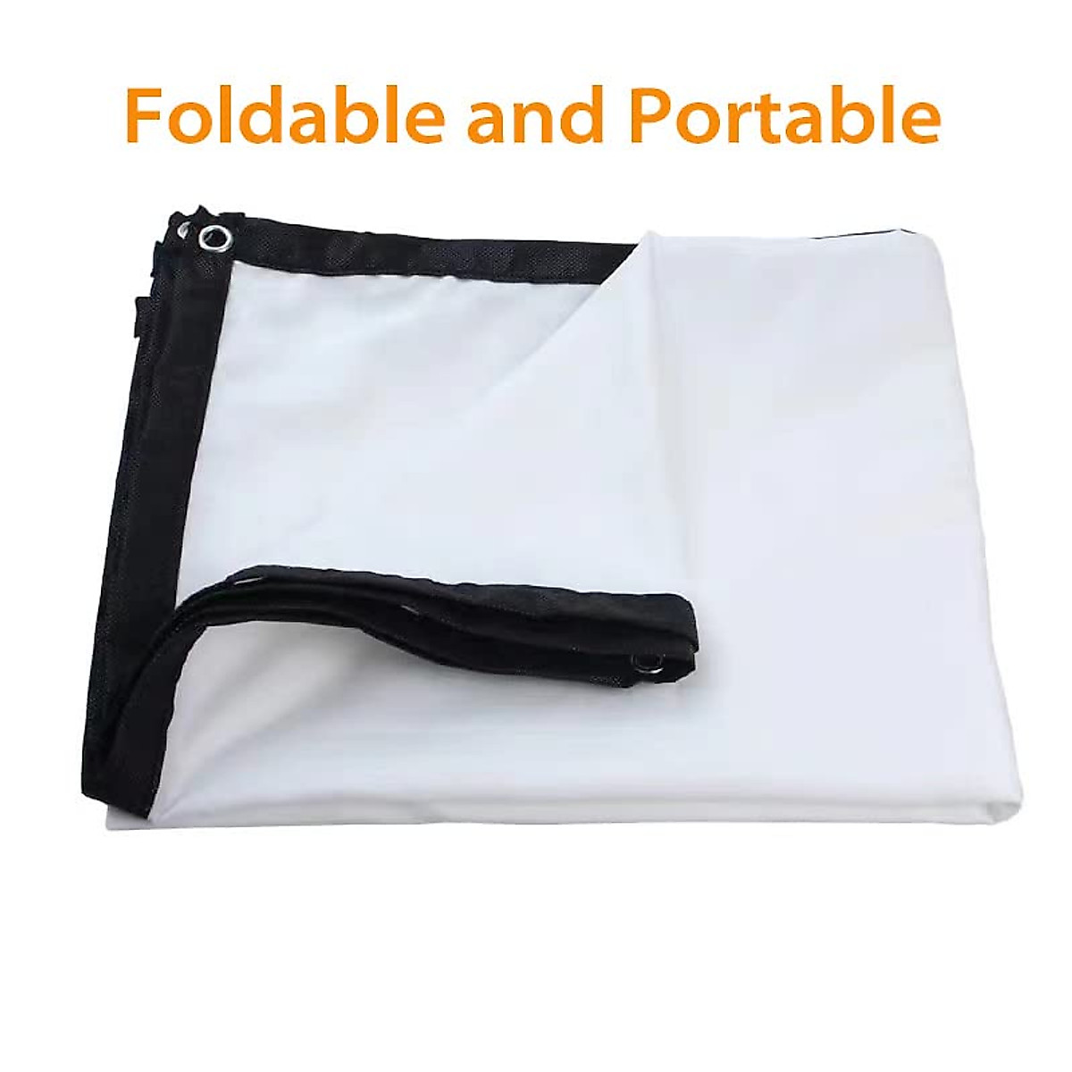 Goiaey Projection Screen Portable for Home Theater Outdoor Indoor Foldable Projector Movies Screens