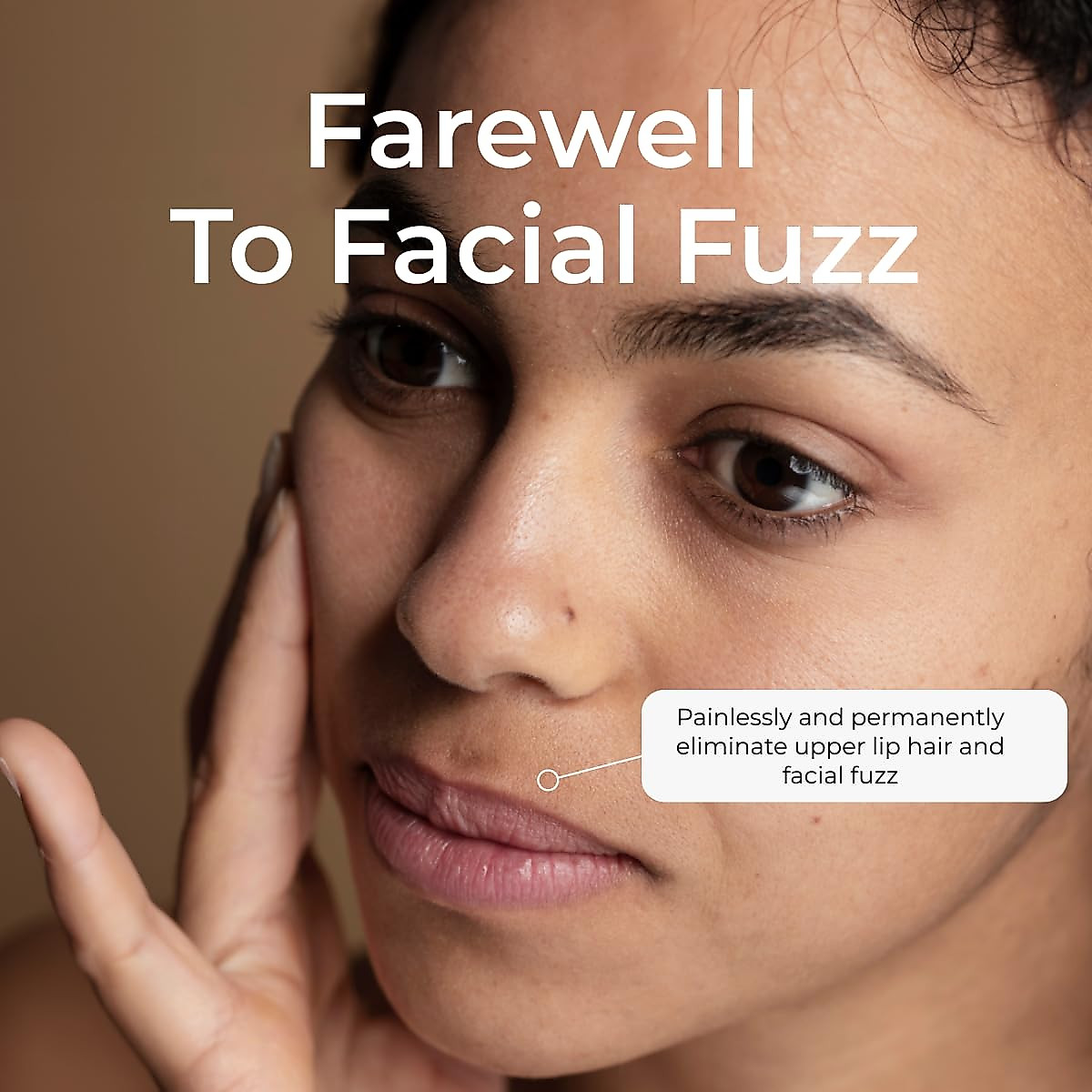 ELAINE PERINE Facial Hair Inhibitor Cream - Permanent Face Hair Solution for Women - Stop Hair Growth with Natural Ingredients - Made in Germany