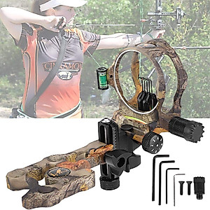 Quality 5 Pin Archery Compound Bow Sight Set with Light for Shooting Practicing Hunting Archery Accessory