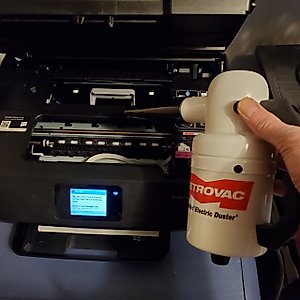 Bonus - Includes 3 Extra Filters - Metro DataVac Electric Duster - 500-Watt Motor - Model ED500P Computer - Electronics Duster- Made In The USA