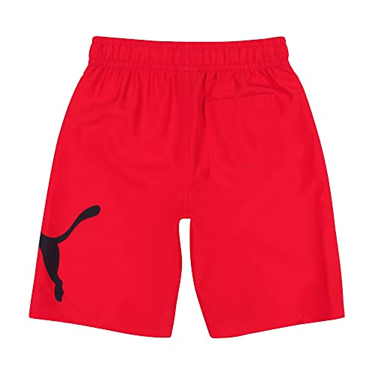 PUMA Boys' Big Cat Swim Trunks, High Risk Red, Small