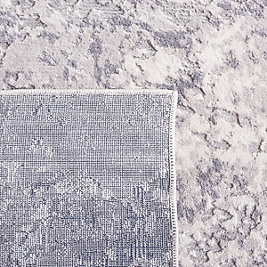 SAFAVIEH Eternal Collection Area Rug - 8' x 10', Light Grey & Grey, Modern Abstract Design, Non-Shedding & Easy Care, Ideal for High Traffic Areas in Living Room, Bedroom (ETL230H)