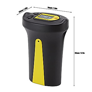 Alarm Marble Radioactive Dosimeter, 3 Alarm Modes Low Power Consumption High Sensitivity Nuclear Radiation Dose Alarm Device for Petrochemical