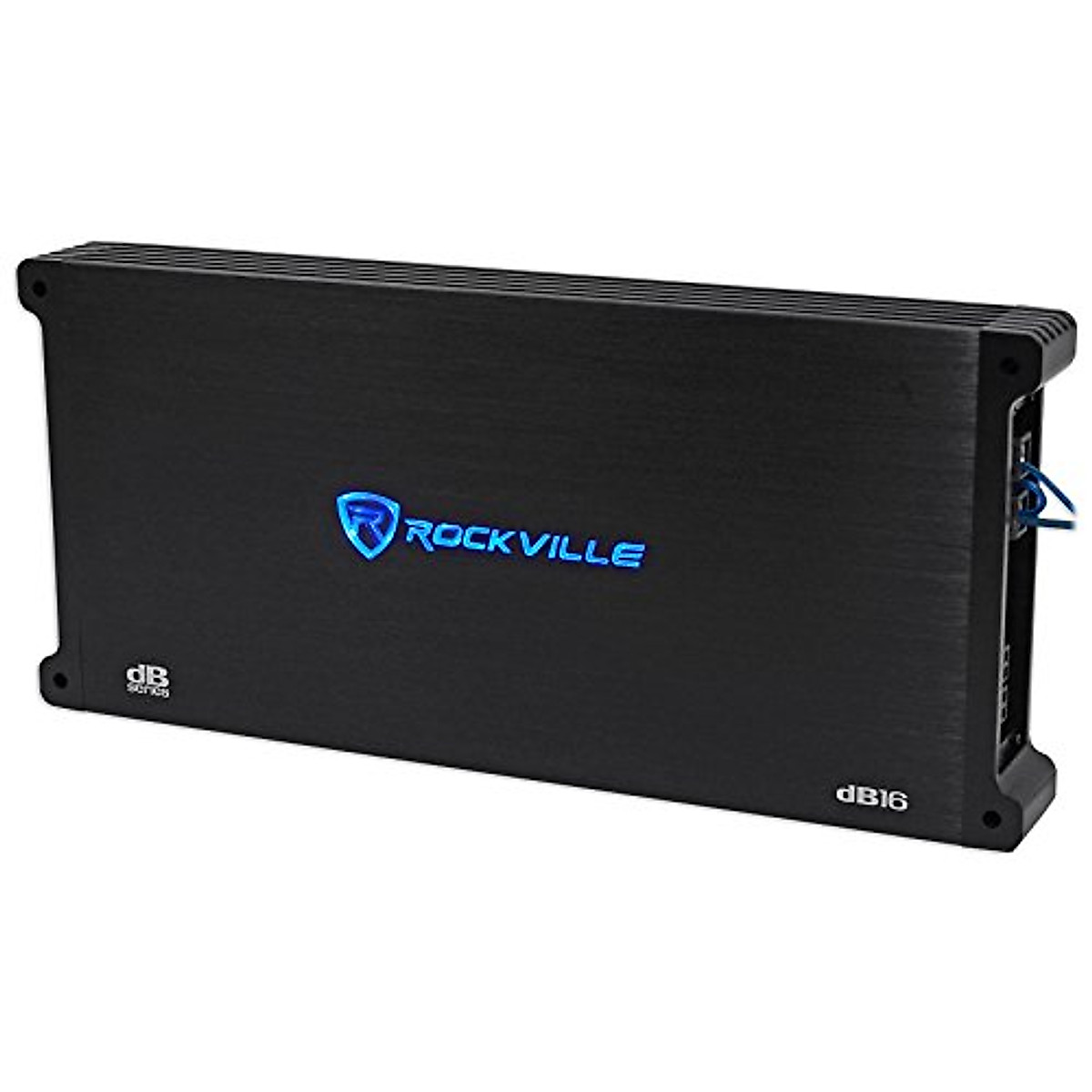 Rockville dB16 8000 Watt Peak/2000w RMS Mono 2 Ohm Amplifier Car Audio Amp, Black 15.1 Pounds