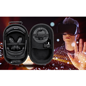 co2CREA Hard Case Compatible with Meta Quest 3S / Meta Quest 3 / Meta Quest Pro Virtual Reality VR Headset
