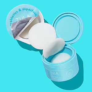 TULA Skincare Balancing Act Purifying & pH Balancing Biodegradable Toner Pads 60 pads/container
