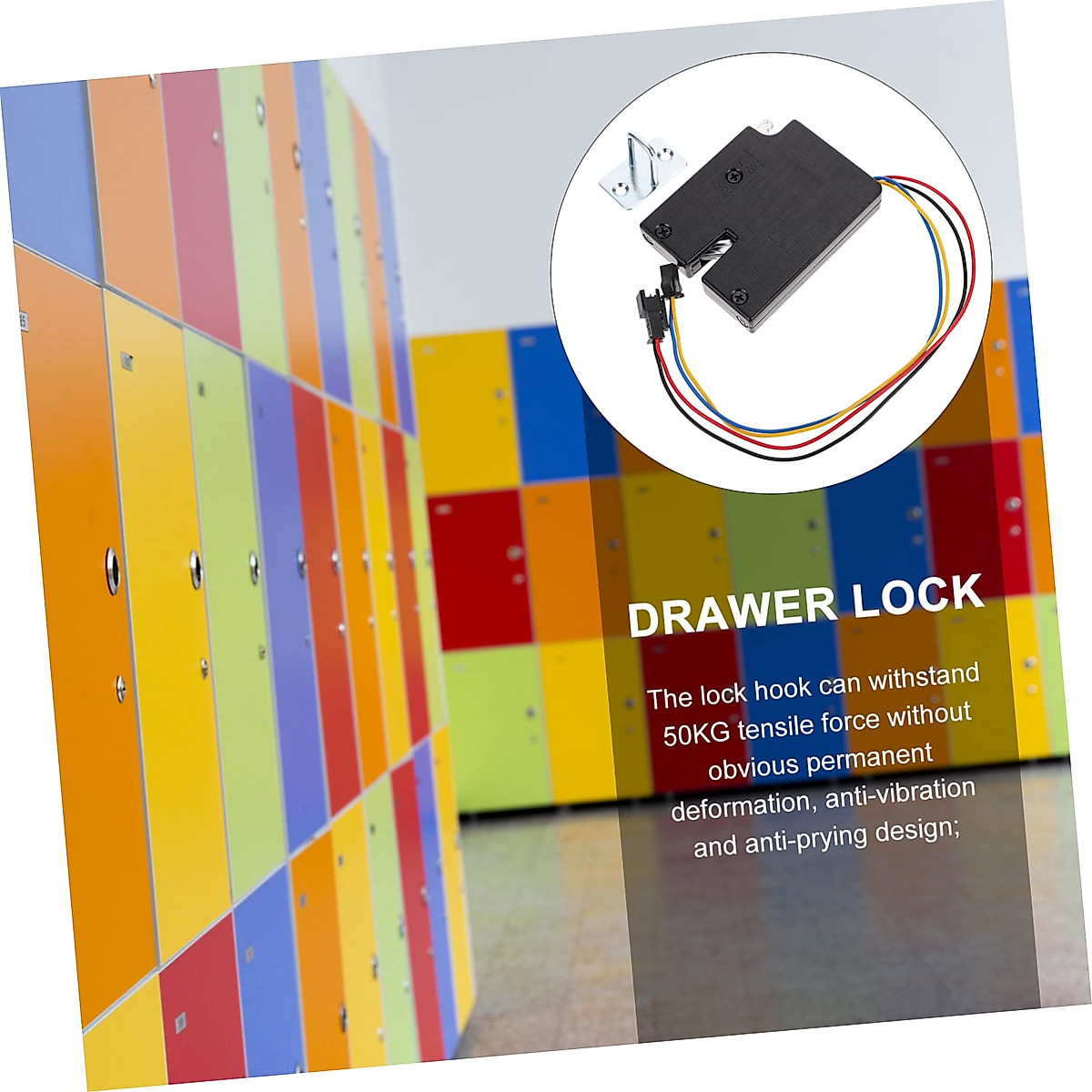 DOITOOL Electronic Locks Hidden Door Latch Drawer Lock Electric Lock electromagnetic Lock Magnetic Door Locks Locker Lock Mini Electric Bolt Lock Hidden Lock Plastic Dongguan Automatic