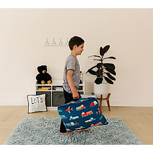 Wildkin 12 Inch Kids Backpack Bundle with Plush Nap Mat (Under Construction)