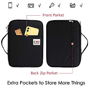 JAKAGO 220 Slots Colored Pencil Case Large Capacity Pen Holder for Artist Painter Zipper Organizer Bag for Marker Highlighter Storage Case for Office Sketch Travel Supplies (Black)