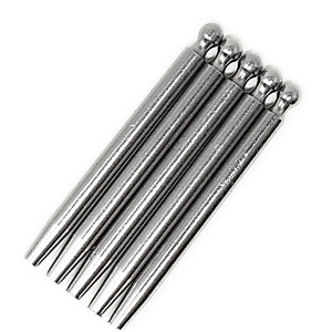 AirstreamIT Aluminum Cribbage Board Pegs - 5 Red, 5 Blue, 5 Silver, and 5 Turquoise - Standard 1/8 Inch Holes