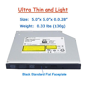 New Dual Layer 8X DVD+-RW DVD-R DL CD-R Burner for HP Pavilion 17z Envy 17 17t 15 ZBook 17 G2 Dell Inspiron 17R-5737 7000 7746 Laptop Computer Internal Optical Drive Replacement