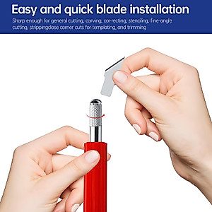 Hobby Knife, Craft Knife, Exacto Knife, Exacto Knife Set, Large Cut-Resistant Gloves,The Choice of Craft Iovers, Perfect Cut And Easy Blade Change