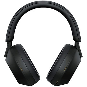 sony WH-1000XM5 Noise Canceling Wireless Over-Ear Headphones (Black) & Case
