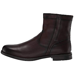 Florsheim mens Medfield Plain Toe Zip Fashion Boot, Brown, 10.5 Wide US