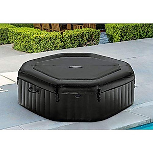 Intex 79" X 28" PureSpa Jet and Bubble Deluxe Inflatable Spa Set, 4-Person 28457E