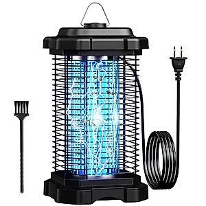 Minimoon Bug Zapper Outdoor 4000V Electric Mosquito Zapper 20w Fly Zapper for Backyard Patio Balcony Garage