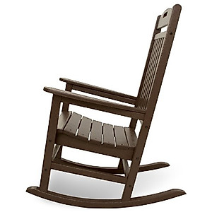 Trex Outdoor Furniture by Polywood TXR100VL Yacht Club Rocking Chair Rocker, Vintage Lantern