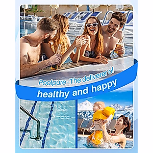 POOLPURE C-7468 Filter Replaces Jandy CL 460, CV460, PJAN115, Unicel C-7468, Filbur FC-0810, Excel Filters XLS-705, FC-6410, Aladdin 21501, Baleen AK-60432, 4X115 sq.ft Filter Cartridge 4 Pack