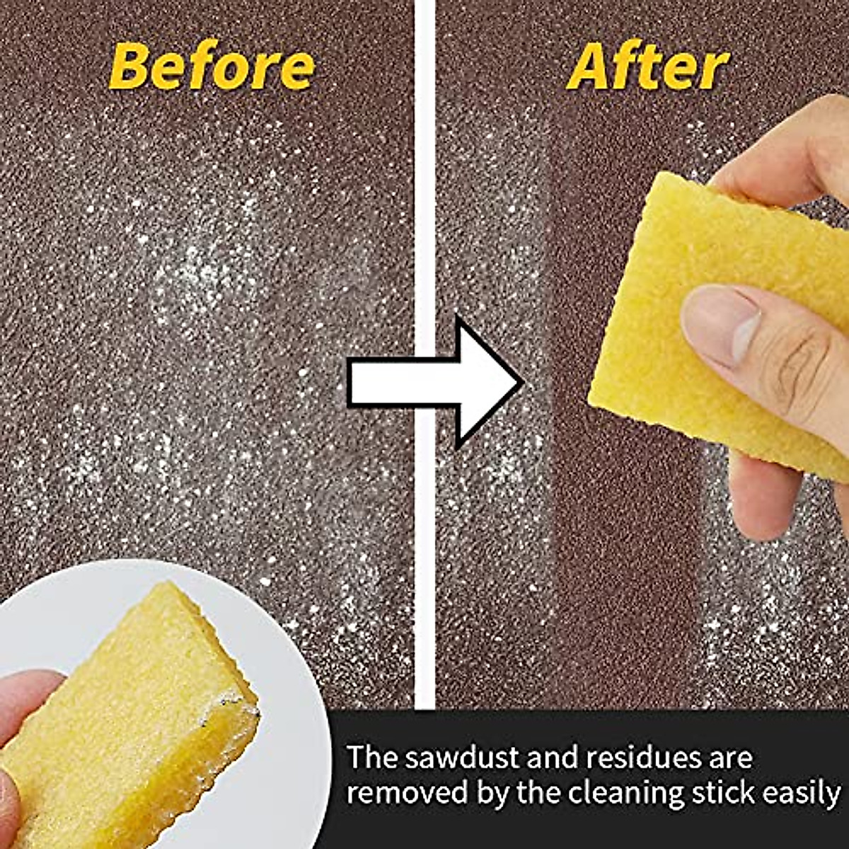 10 PCS 2 x 2.75 Inch Abrasive Belt Cleaner Sanding Belt Rubber Eraser for Cleaning Sandpaper, Sander Belt, Shoe, Skateboard