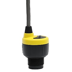 Flowline DL14-01 Polycarbonate EchoPod Multi Function Ultrasonic Level Transmitter with Fob, 1" NPT, 4.1' Range