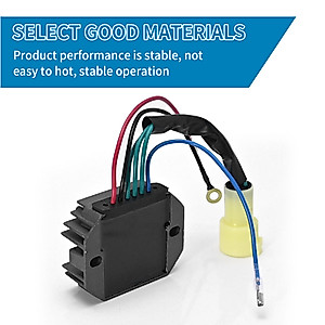 804278T11 67F-81960-10 67F-81960-00 Voltage Regulator Rectifier Replacement for Mercury Mercruiser F75 F90, Yamaha F100 F90 F80 F75