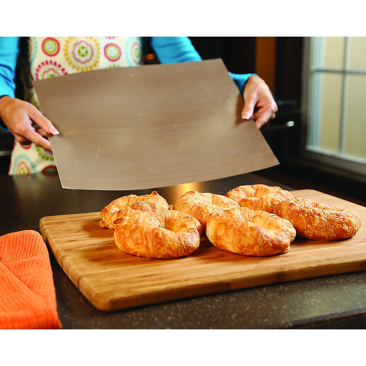 YOSHI GRILL & BAKE MATS (2 Pack), Copper