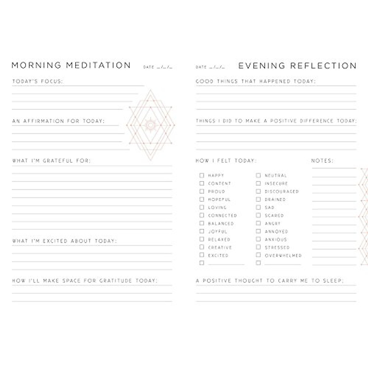 Gratitude: A Day and Night Reflection Journal (90 Days) (Inner World)