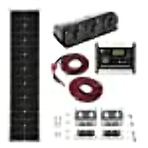 Zamp Solar Legacy Series 90-Watt “Long” Roof Mount Solar Panel Kit for Curved Roofs with Digital Charge Controller. Off-Grid Solar Power for RV Battery Charging - KIT1007