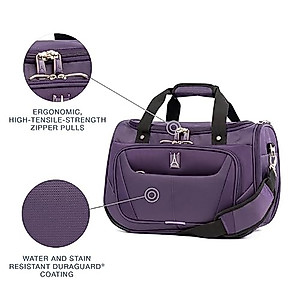Travelpro Maxlite 5 Softside Lightweight Underseat Carry-On Travel Tote, Overnight Weekender Bag, Men and Women, Imperial Purple, 18-Inch