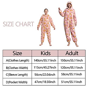 AIFLM Oversized Wearable Blanket Hoodie for Women Men Cute and Funny Patterns Hoodie Sweatshirt Blanket Cozy Warm Hoodie Blanket（Racoon,Lengthening)