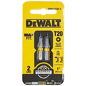 DEWALT Torx Tip T20 Letter with 2 DWA1TX20-2
