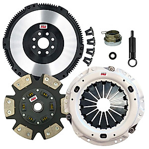 ClutchMaxPRO Performance Stage 3 Clutch Kit with Chromoly Flywheel Compatible with 1993-1998 Toyota Supra Non-Turbo 2JZGE MK4 1992-2000 Lexus SC300 W58 JDM (CP16085HDCLSF-ST3)