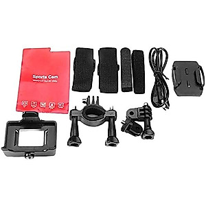 VEMONT Action Camera, 1080P 12MP Sports Camera Full HD 2.0 Inch Action Cam 30m/98ft Underwater Waterproof Camera with Mounting Accessories Kit