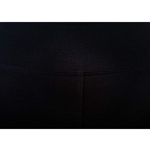 Leggings Depot Womens ActiveFlex 5" Waistband High Waisted Active Leggings Pants (Black, 1X)