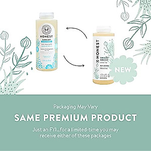 The Honest Company Foaming Bubble Bath | Gentle for Baby | Naturally Derived, Tear-free, Hypoallergenic | Fragrance Free Sensitive, 12 fl oz