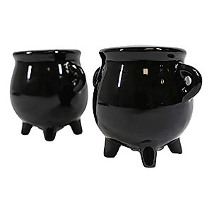 "Home Décor Accents" Halloween Witching Hour Witch Magic Cauldrons Salt N Pepper Shakers - Home Accents 33-kl1-9016