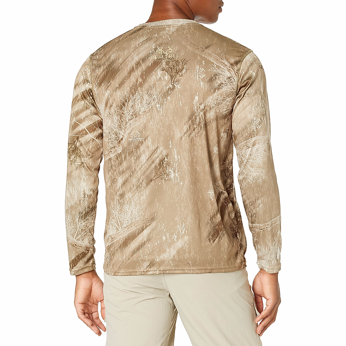 Staghorn Performance Tech Fishing Long Sleeve Shirt, Army Fatigue, S