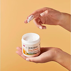 Jergens Ultra Healing Body Balm for Dry Skin, for Extra Dry Skin Relief, 6 Ounces, Formulated with Vitamins C, E and B5 plus Plant Protein Complex