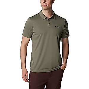 Columbia Men's Hike Polo, Stone Green, Medium
