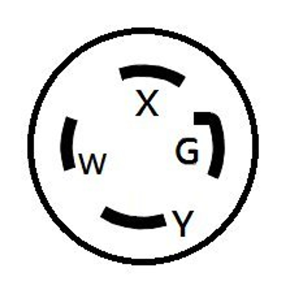 Parkworld 60462 Generator 30 amp Splitter L14-30P Male to (2) L14-30R Female, Locking 4-Prong 30 AMP Y Adapter Cord