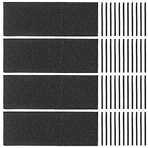 Framendino, 400 Pack Black Hanger Grips Self Sticking Foam Adhesive Strips for Clothes Hangers