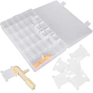 Stitch Winding Board Kit Plastic Accessories Embroidery Boxed Set Embroidery Thread Plate Thread Winder Thread Management Board Remaining Thread Tools Sewing Winders