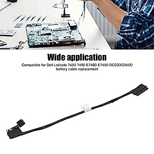 SUNGOOYUE Laptop Replacement Battery Cable, Professional Battery Cord Fits for Dell Latitude 7480 7490 E7480 E7490 DC02002NI00