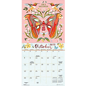 Katie Daisy 2023 Wall Calendar: Meet Me in the Meadow | 12" x 24" Open | Amber Lotus Publishing