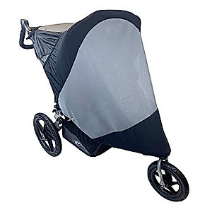 Sashas"See Me See You Series" Sun Wind and Insect Cover for Bob Revolution Flex Duallie Jogging Stroller